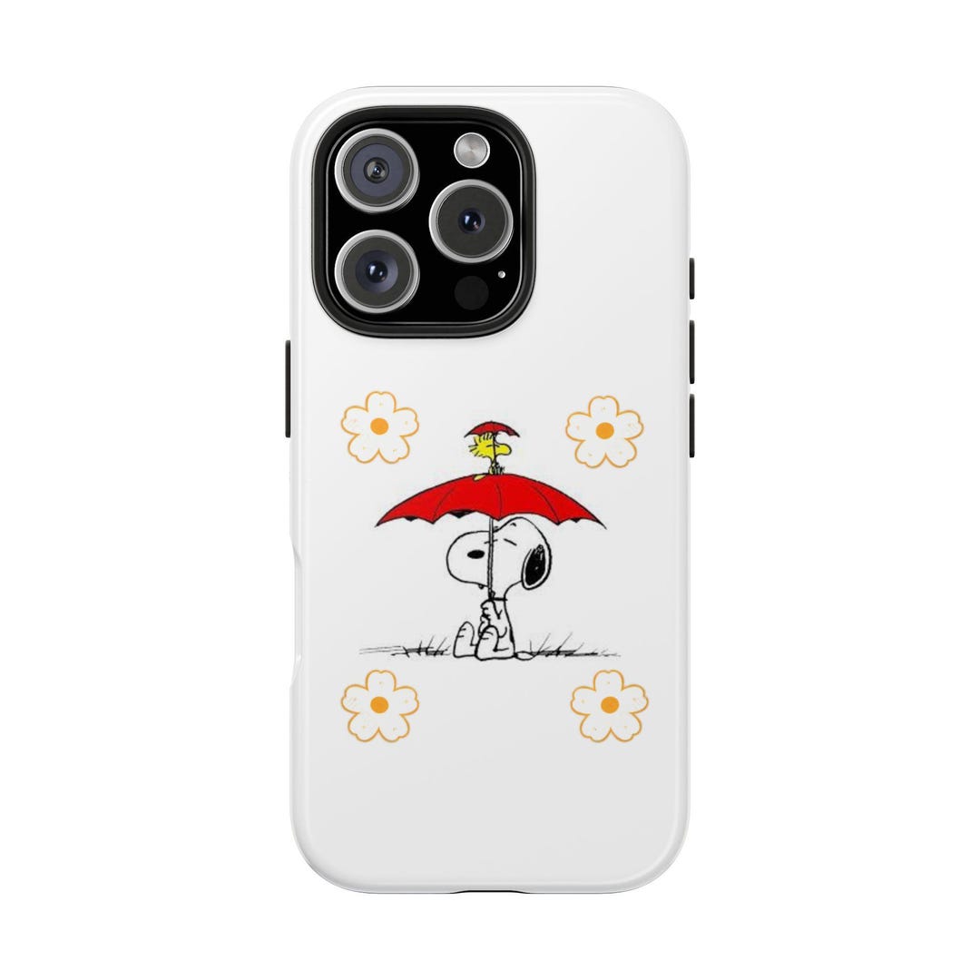 Snoopy & Woodstock Spring Tough Phone Case - Cute, Durable, Protects ...