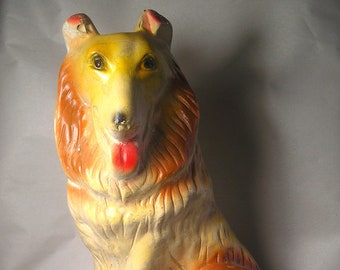 Chalkware Dog - Etsy