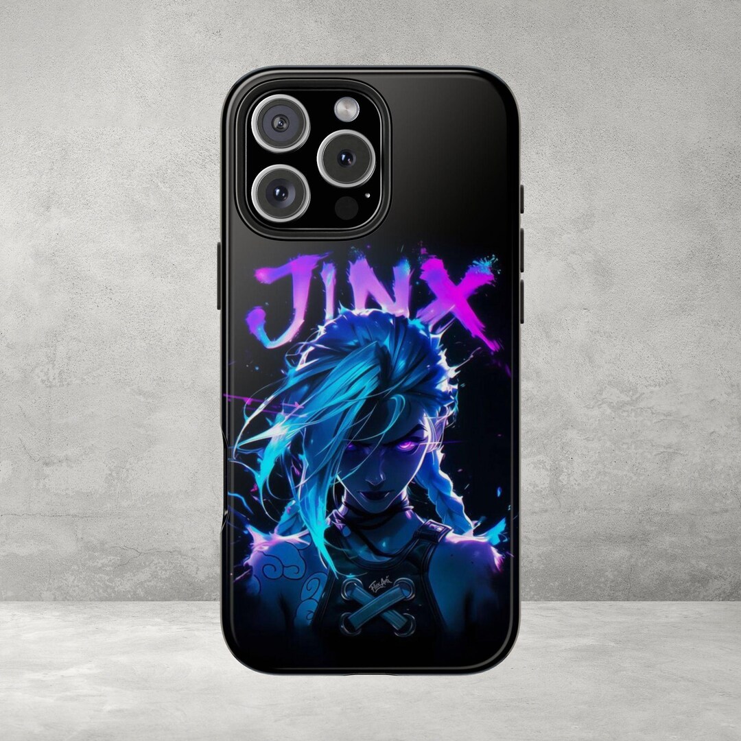 Jinx Arcane League of Legend Tough Phone Case - Anime Video Game ...