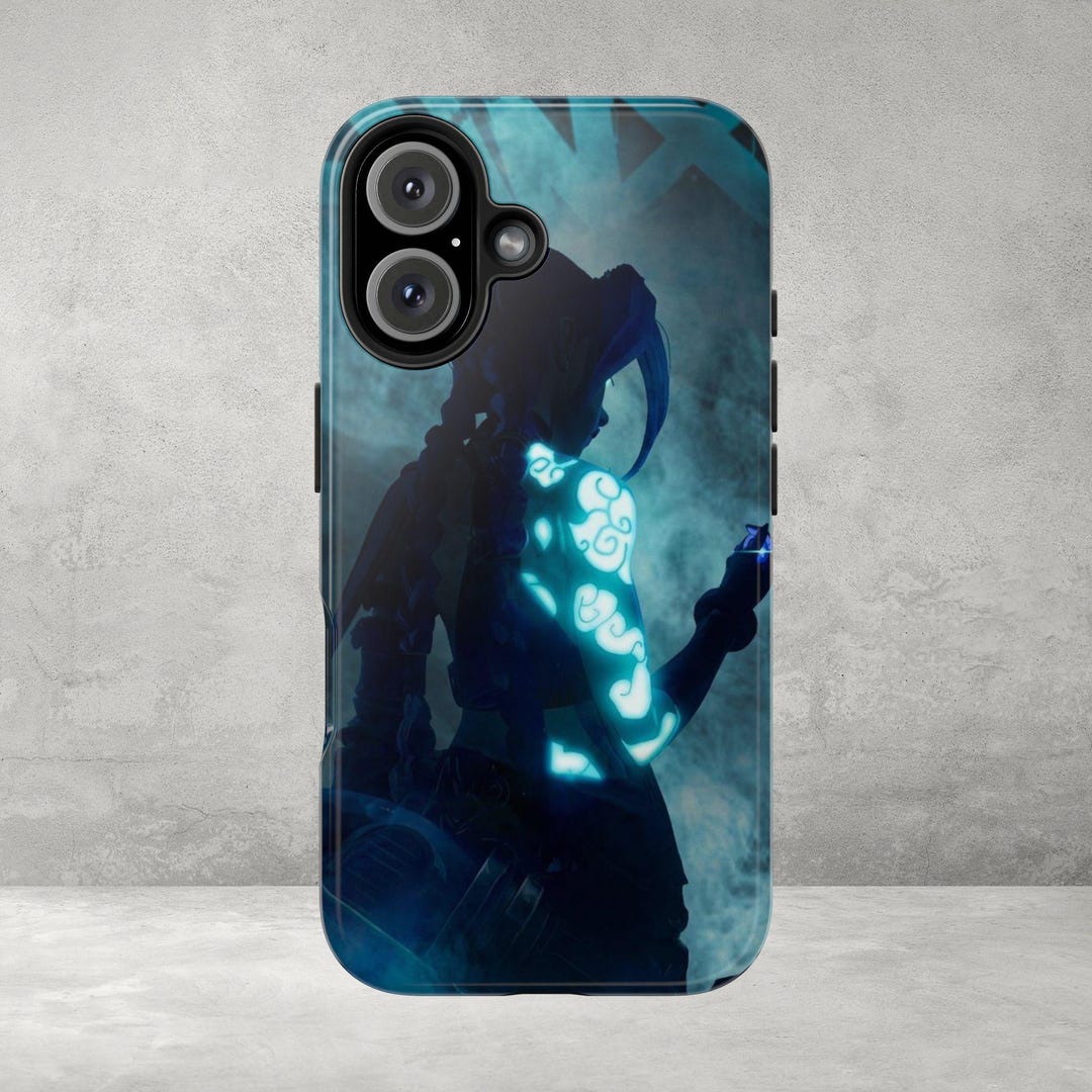 Jinx Arcane League of Legend Tough Phone Case, Protective Anime Video ...