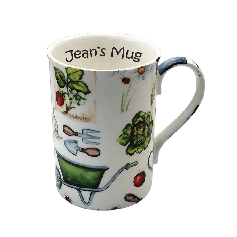 Fine Bone China Mug - Etsy New Zealand