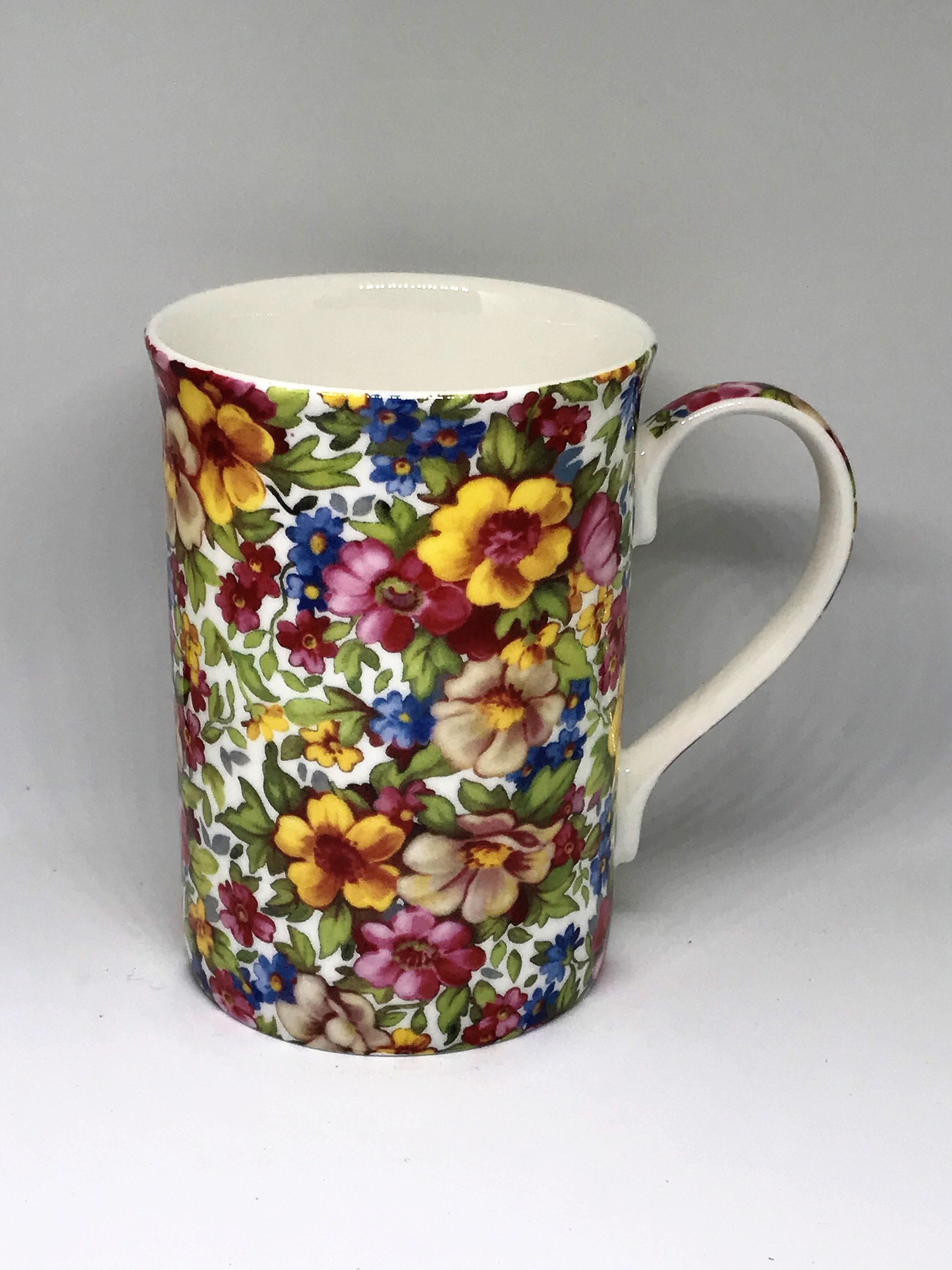 Personalised Summer Chintz China Coffee Mug - Etsy
