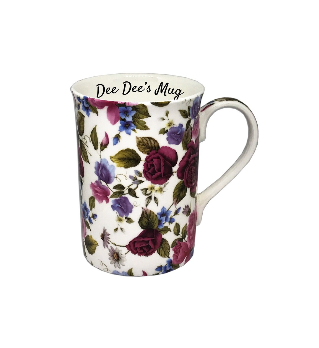 Boxed Personalised Summer Rose China Mug - Etsy