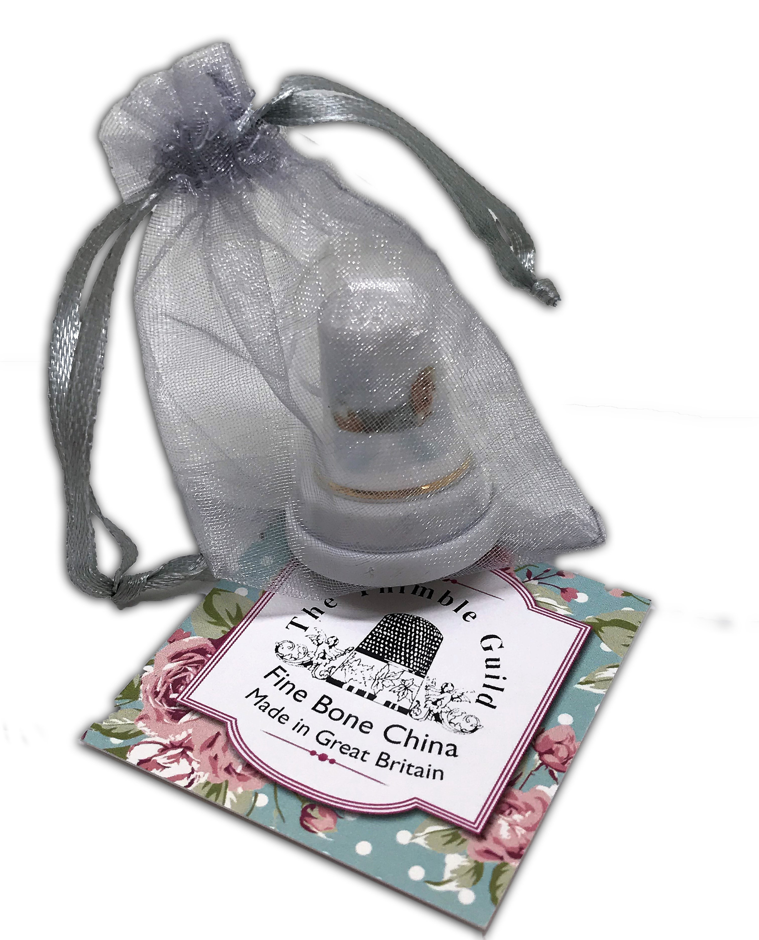 Personalized Fine Bone China Thimble, Love My Nana Gift, Hand Decorated ...