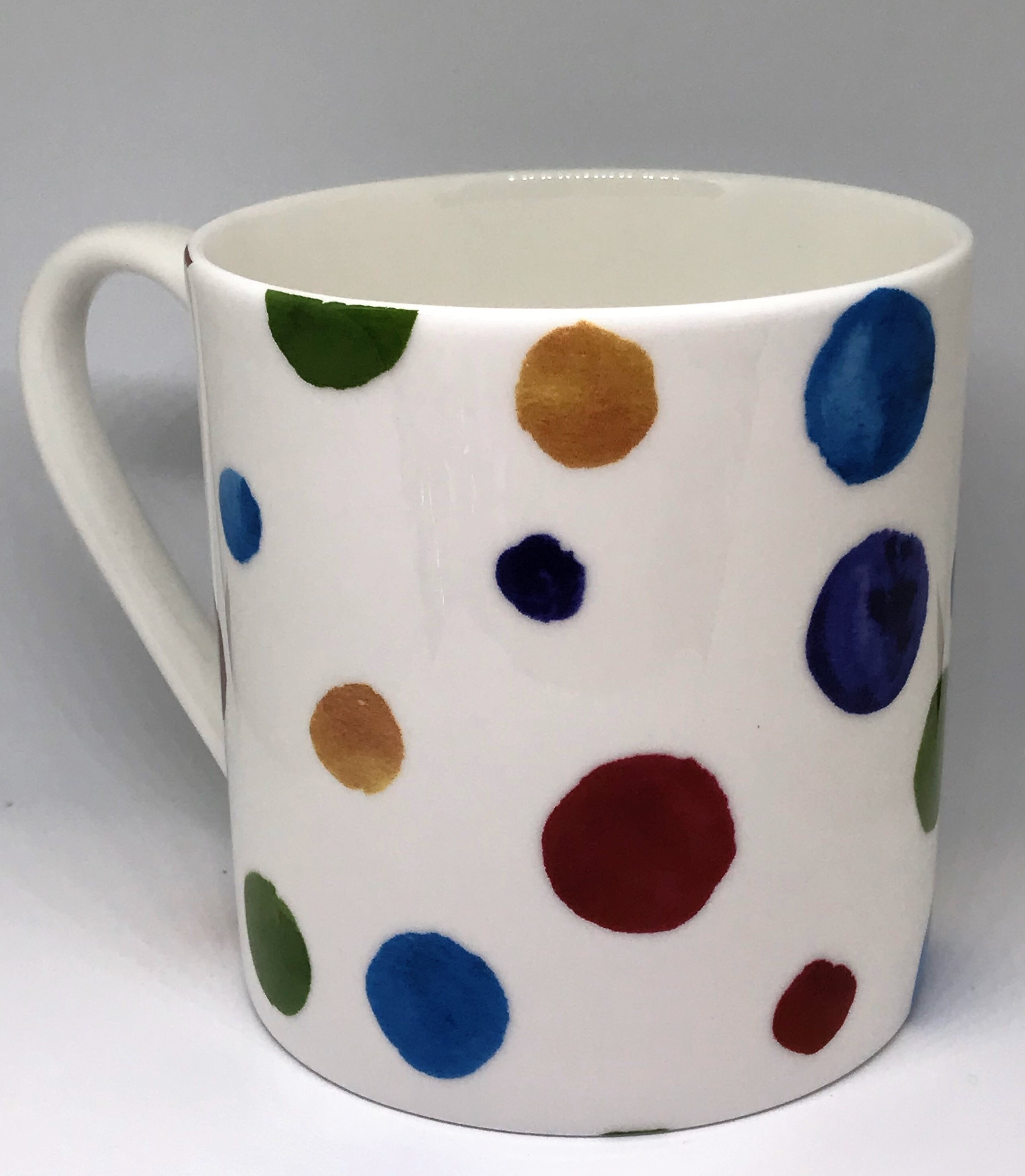 BN Personalised Large China Spotty Coffee Mug - Etsy