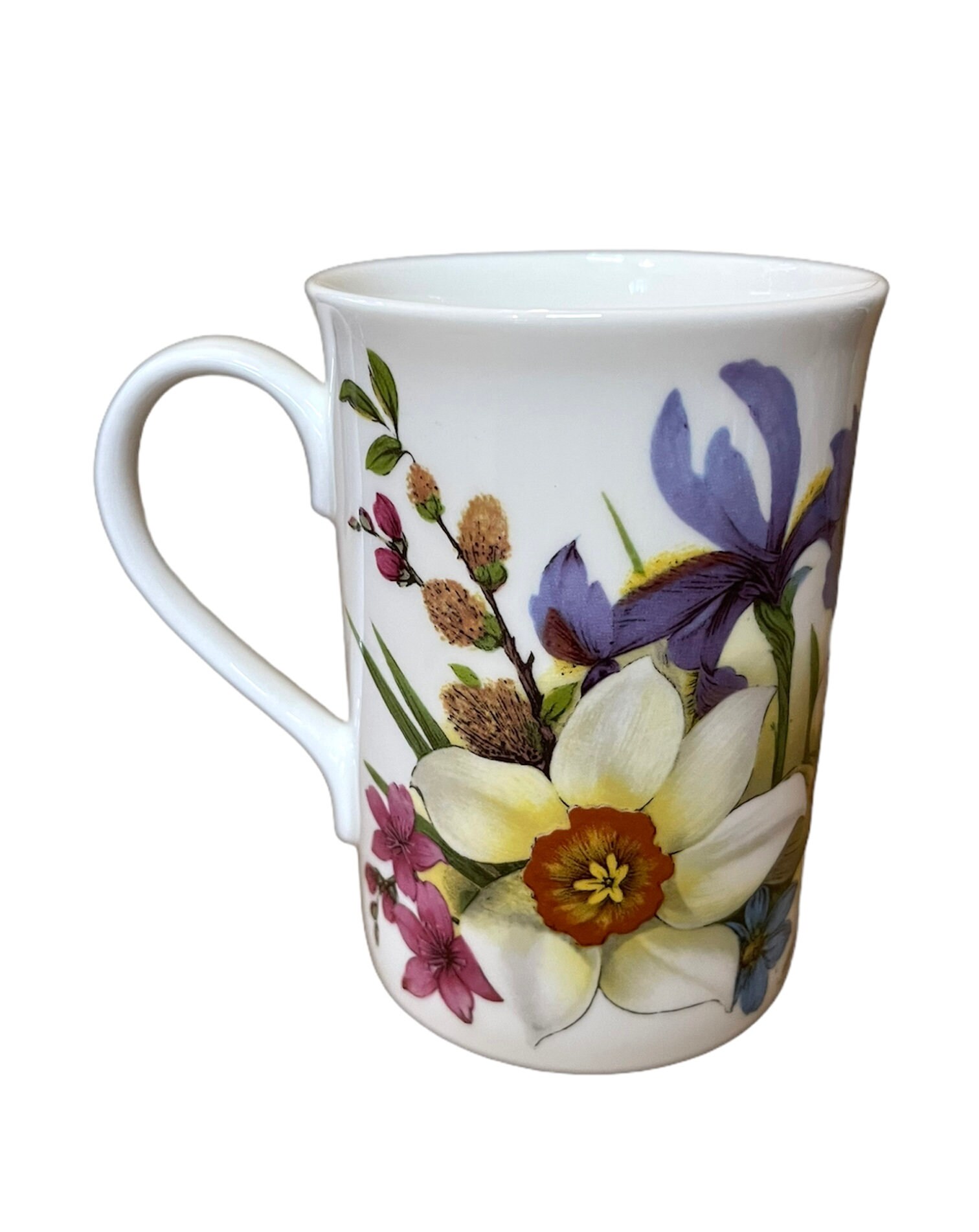 Personalised Daffodil Narcissus Fine Bone China Coffee Mug, Daffodil ...