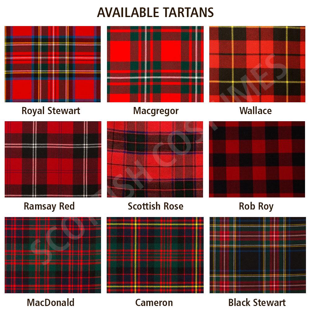 Custom Scottish Heritage Tartan Fabric in 13oz Material With 54" Width ...
