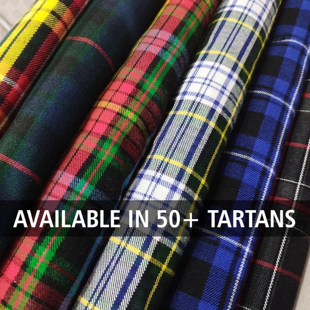 Custom Scottish Heritage Tartan Fabric in 13oz Material With 54" Width ...