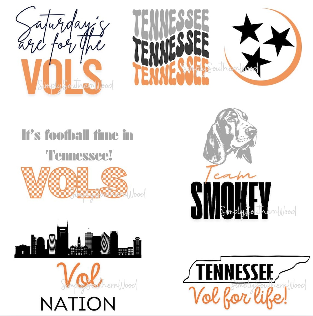 TN VOLS FOOTBALL Bundle - Etsy