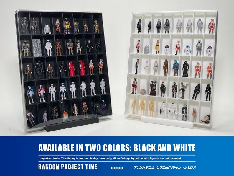 Star Wars Micro Galaxy Squadron Figure Display Case (for 1 Inch Figures ...