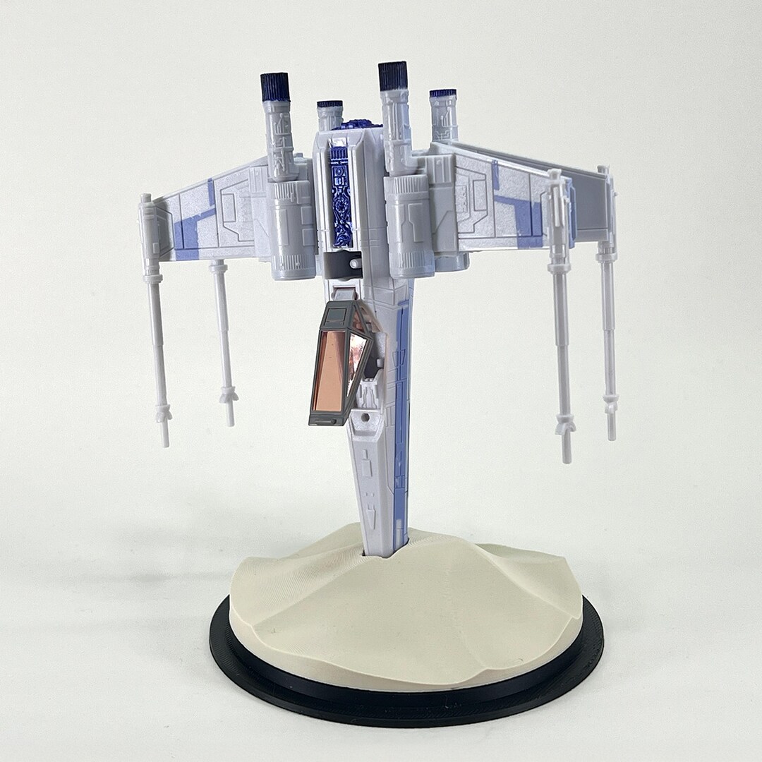Micro Galaxy Squadron Visions X-wing Diorama Display Stand - Etsy