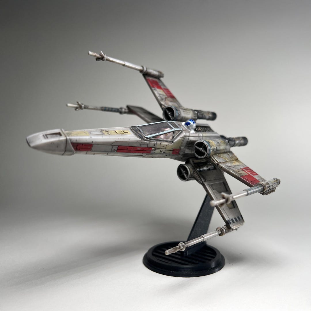 Micro Galaxy Squadron Stand for X-wing (open Wings) Rotatable - Etsy