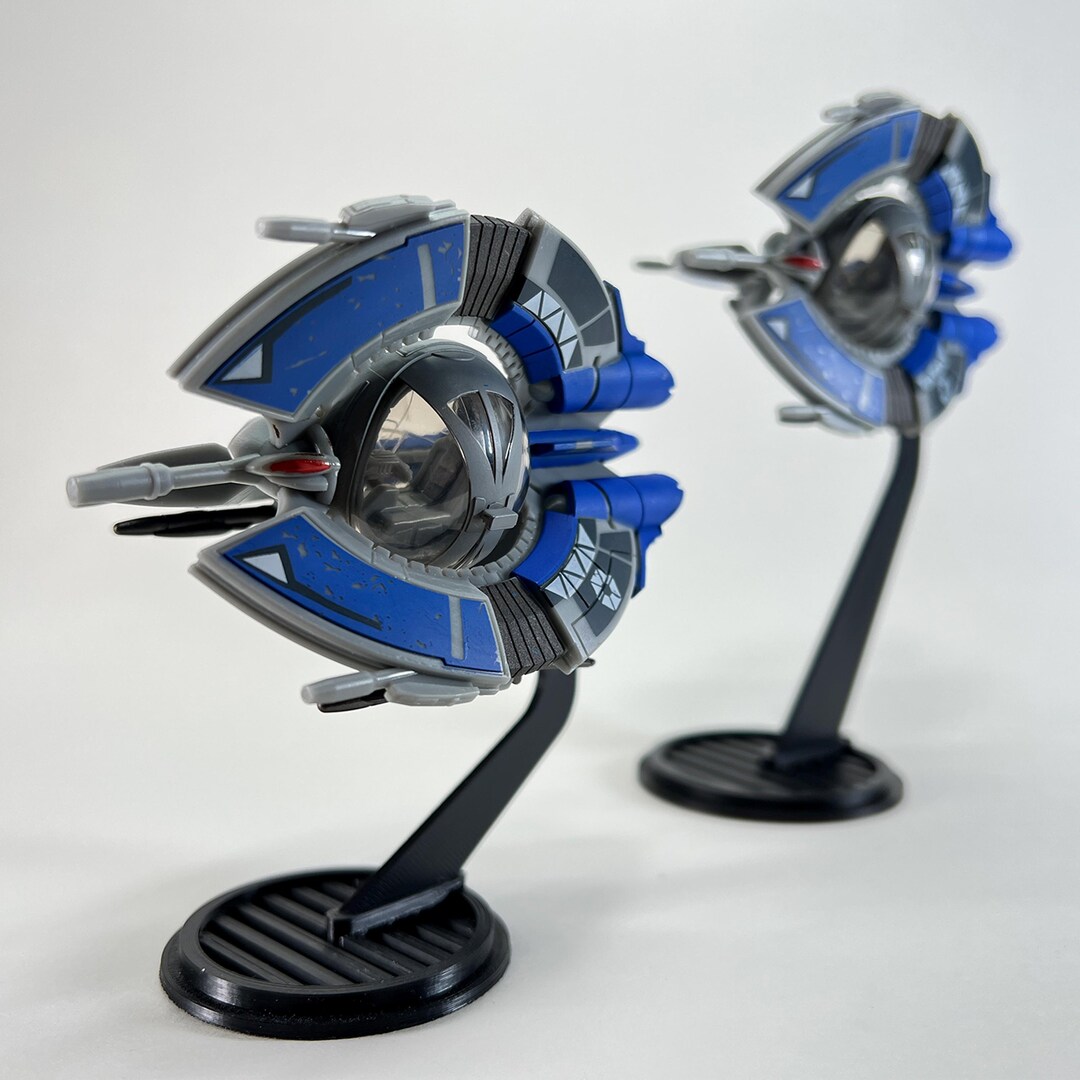 Tri Fighter - Micro Galaxy Squadron Stand - Etsy