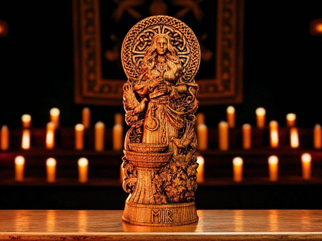 Eir Statue, Goddess of Healing, Eir Altar Figure, Viking Goddess ...