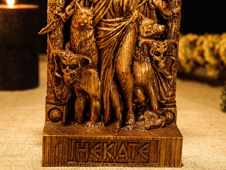 Hecate Statue, Greek Goddess Figure, Greek Statue, Wicca Goddess ...