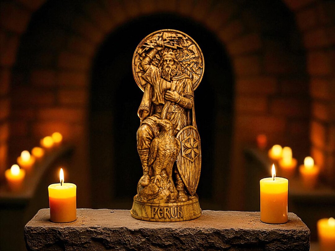 Perun Statue, Slavic God Perun, Slavic Gods Statues, Slavic Mythology ...
