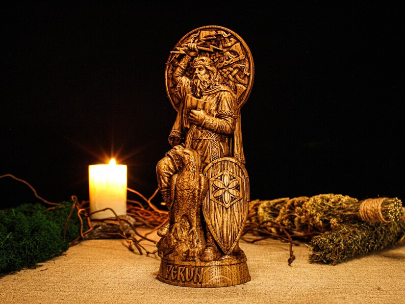 Perun Statue, Slavic God Perun, Slavic Gods Statues, Slavic Mythology ...