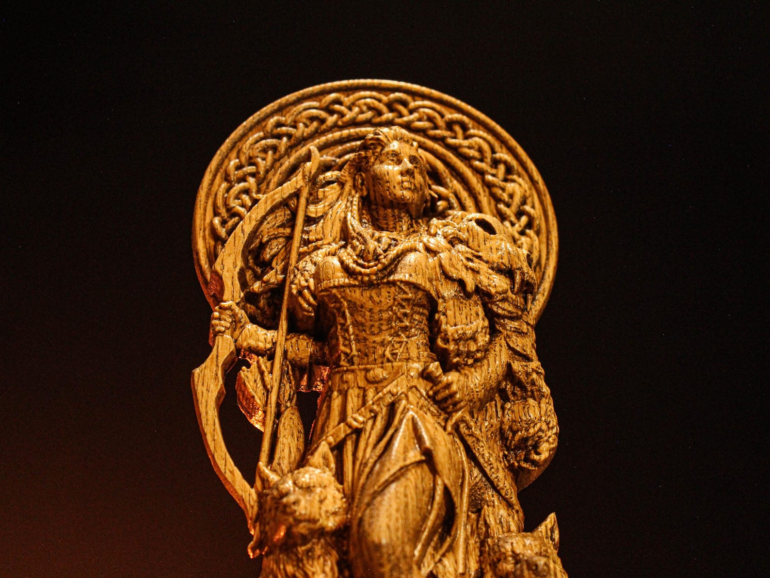 Skadi Statue, Skadi Norse Goddess Figure, Goddess of Hunting, Norse ...