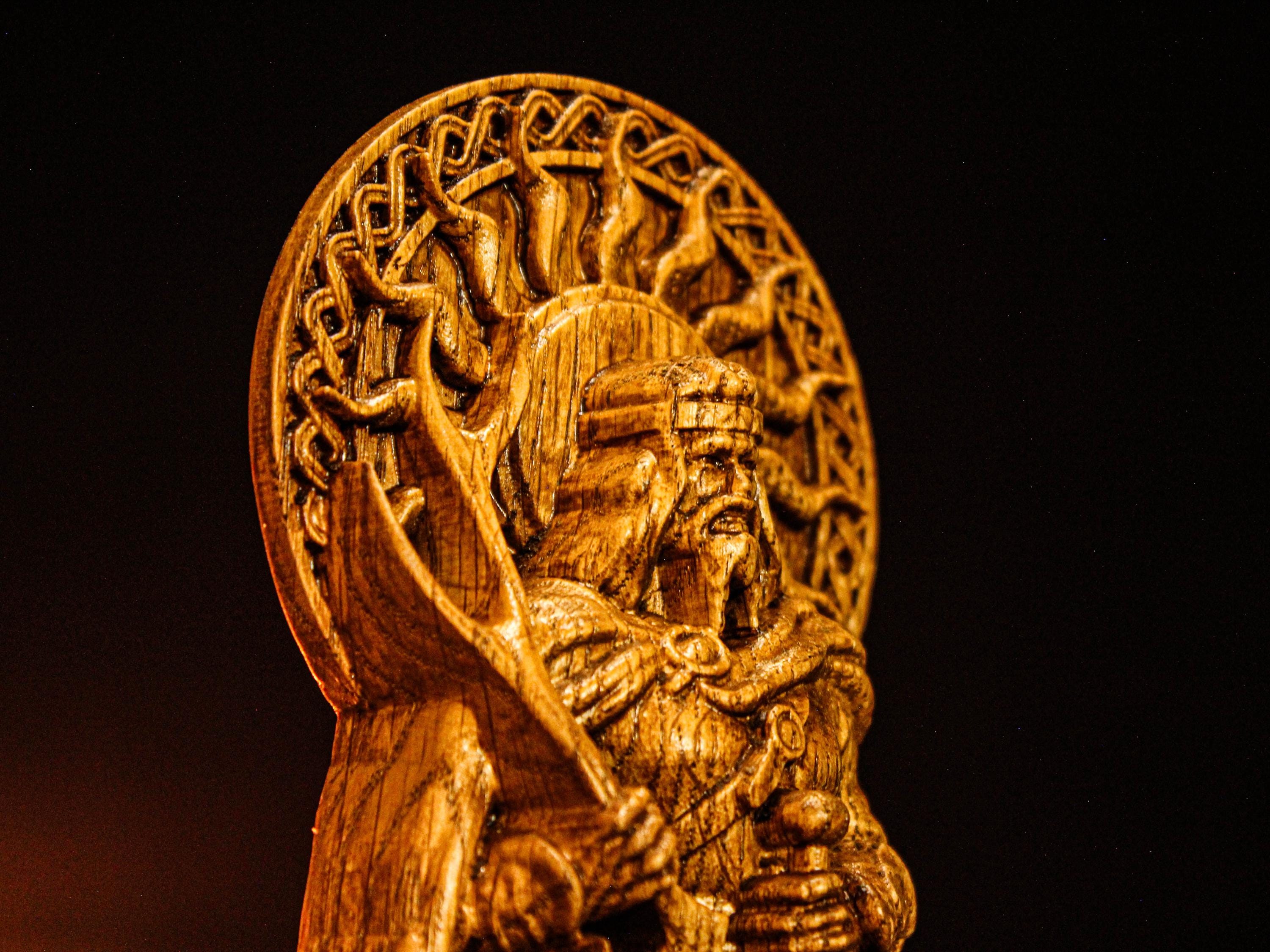 Freyr Statue, Freyr Norse God Figure, Freyr Altar Statue, Viking Statue ...