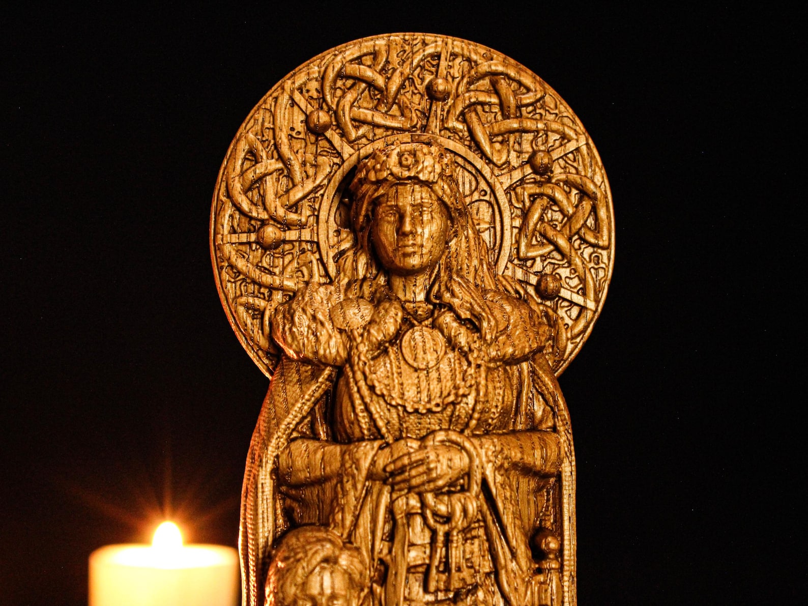 Frigg Statue, Frigg Goddess Statue, Norse Goddess Figure, Viking Statue ...