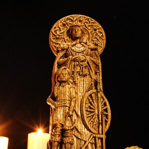 Frigg Statue, Frigg Goddess Statue, Norse Goddess Figure, Viking Statue ...