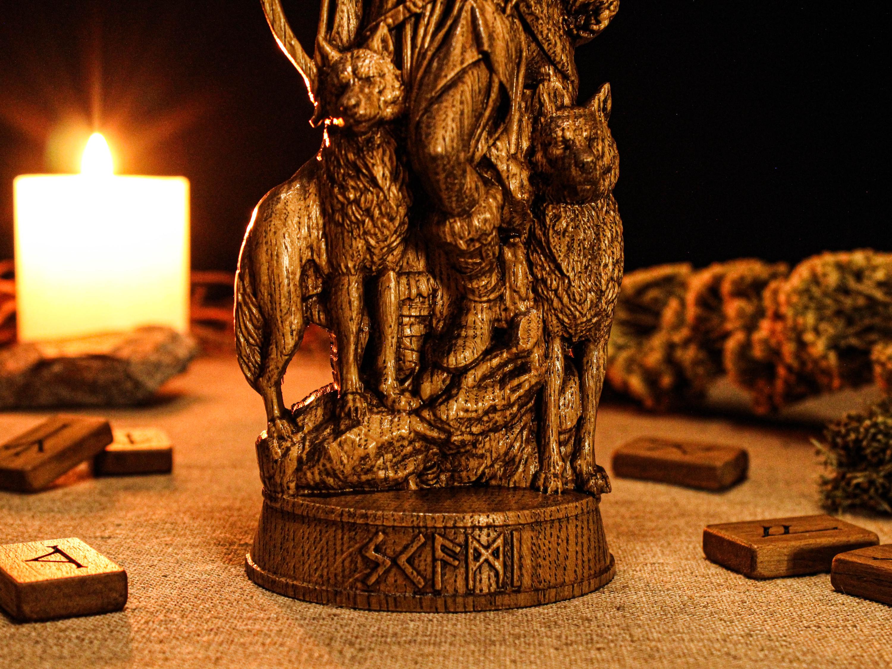 Skadi Statue, Skadi Norse Goddess Figure, Goddess of Hunting, Norse ...
