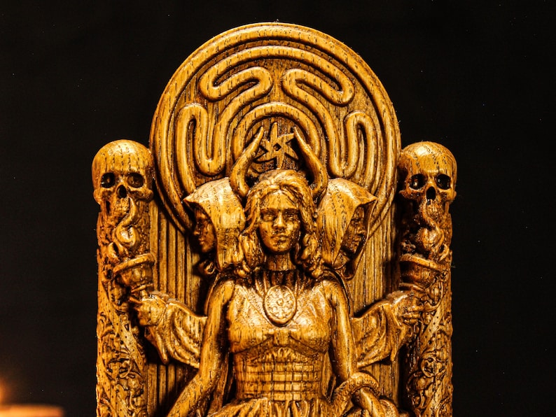 Hecate Statue, Greek Goddess Figure, Greek Statue, Wicca Goddess ...