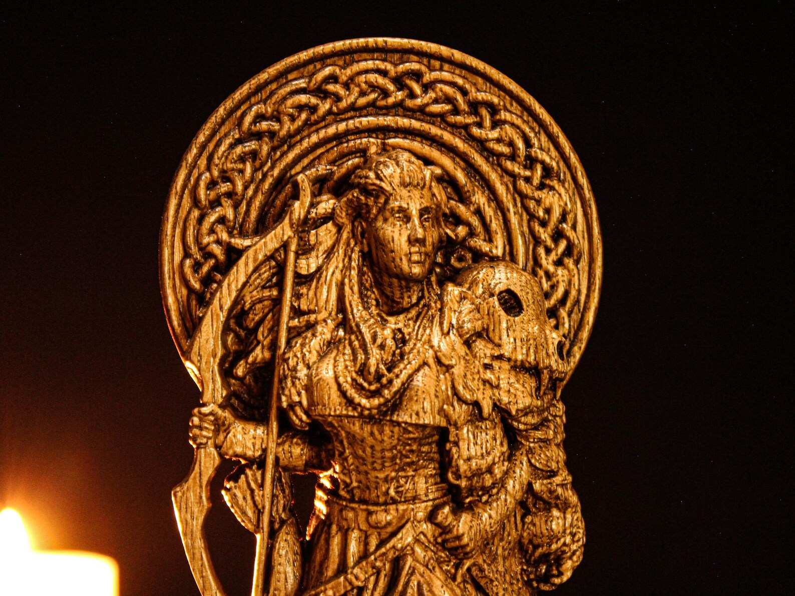 Skadi Statue, Skadi Norse Goddess Figure, Goddess of Hunting, Norse ...