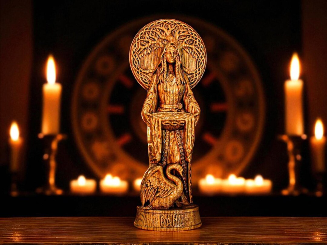 Danu Statue, Celtic Goddess Danu, Danu Figurine, Celtic Goddess Statue ...