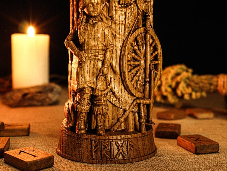 Frigg Statue, Frigg Goddess Statue, Norse Goddess Figure, Viking Statue ...