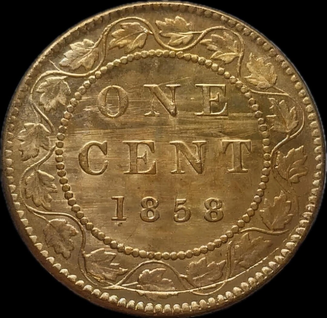 1858 Canadian One Cent – Young Victoria Revival Issue - Etsy Canada
