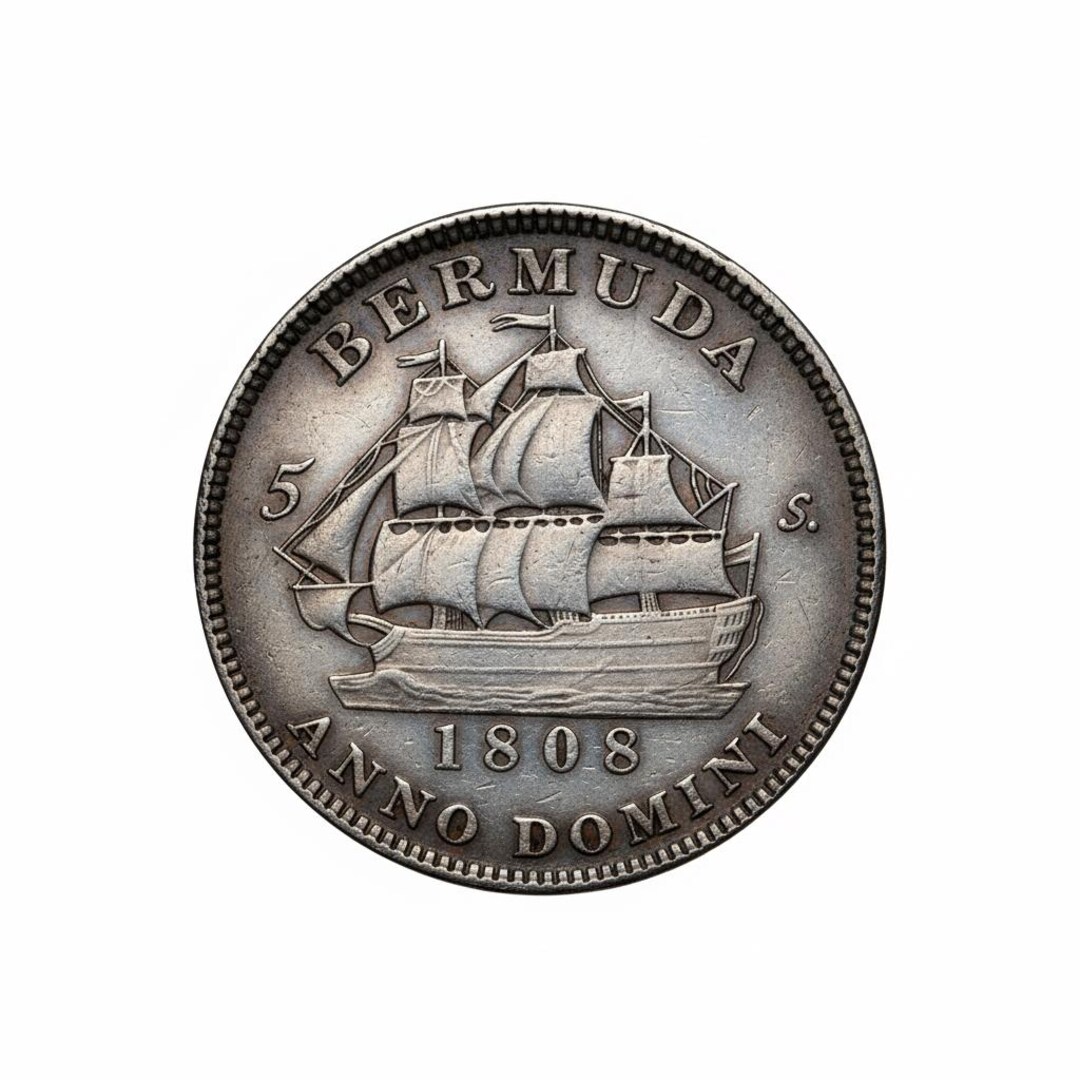 1808 Bermuda George III Ship Historical Collectible Fantasy Medal Token ...