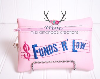 Funds 'r Low-need a Sugar Daddy Zippered Pouch, Funds 'r Low, Sugar ...