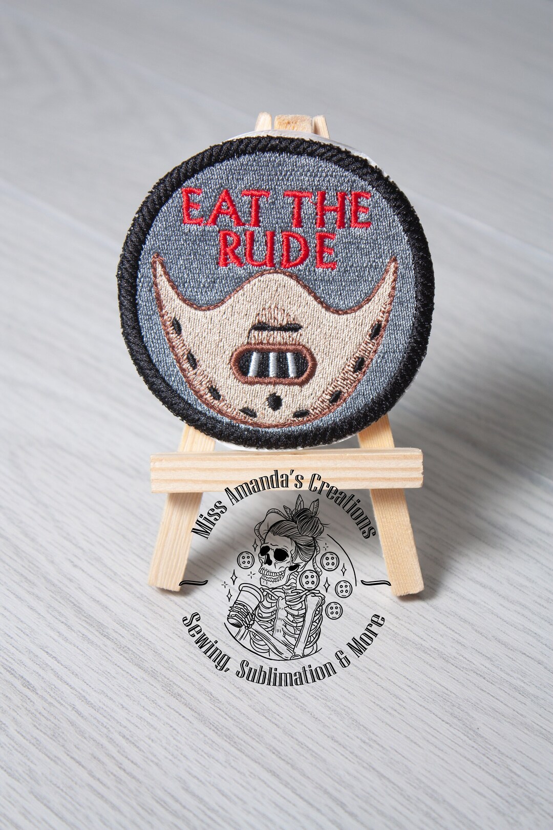Eat the Rude Patch - Etsy