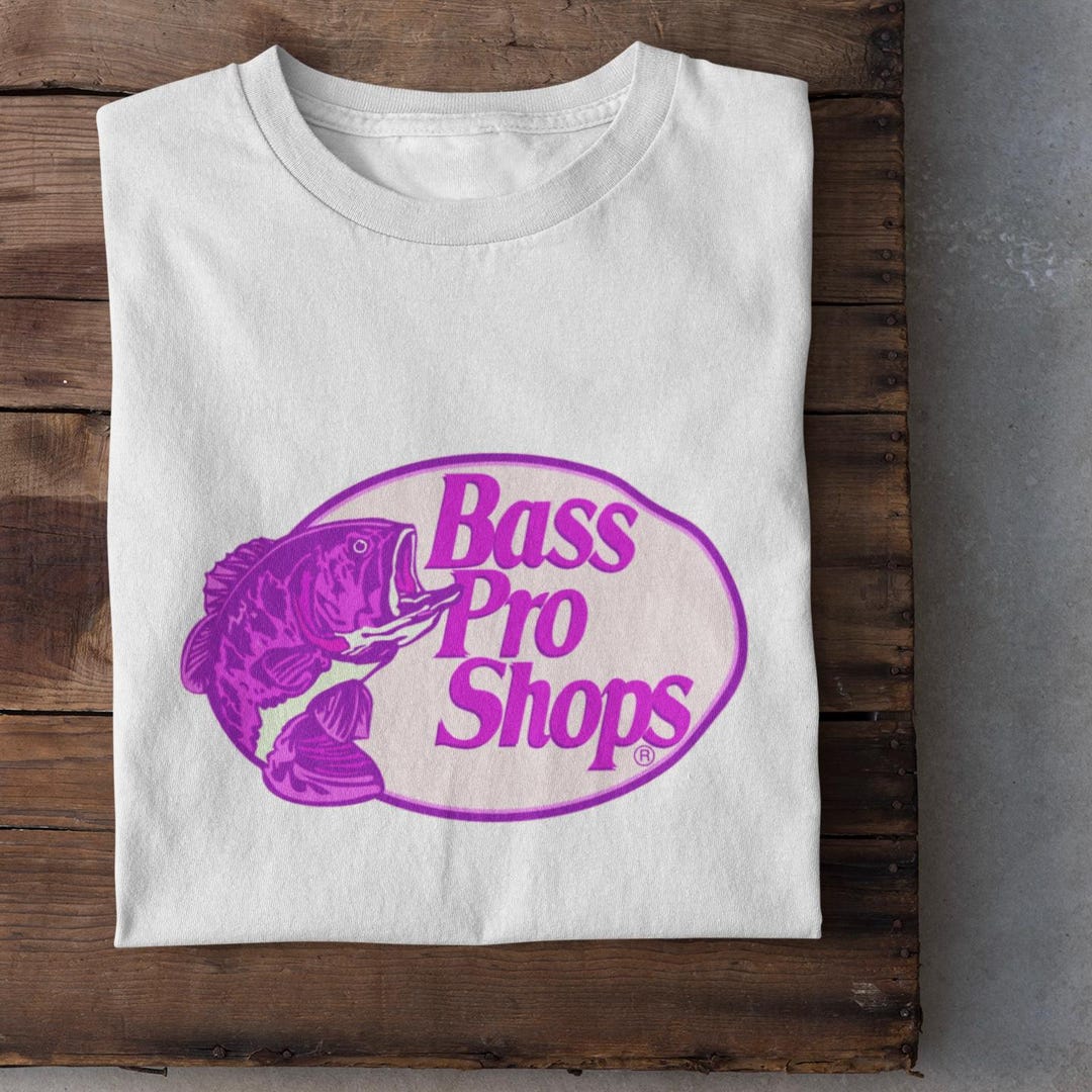 Hot Pink Bass Pro Shops Logo - Comfort Colors Unisex T-shirt - Etsy