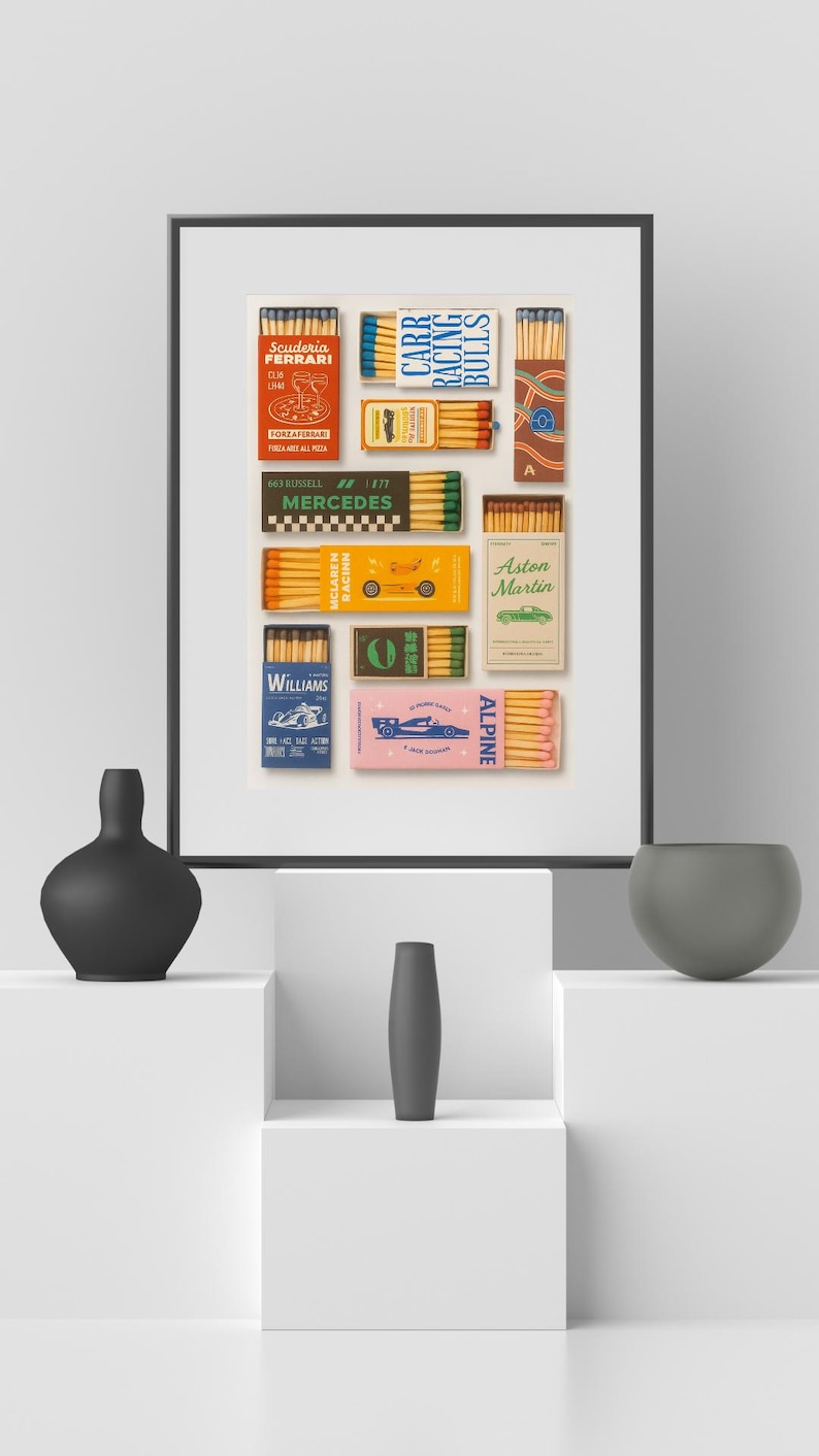 F1 Matchbox Art Print: 2025 Formula 1 Teams (digital Download) - Etsy