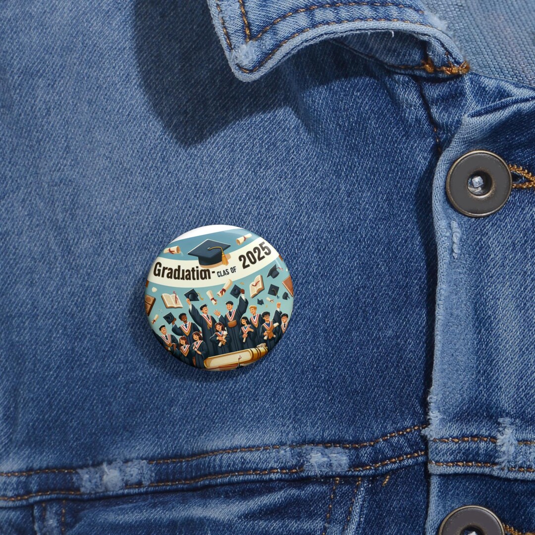 Custom Graduation Pin Buttons, Personalized Gifts for Grads, Class of ...