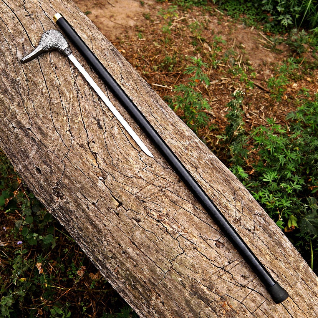 Vintage-inspired Decorative Cane Sword | Steampunk Walking Stick Prop ...