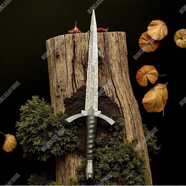 Handcrafted Dark Fantasy Sword Replica: Medieval Cosplay Display Piece ...