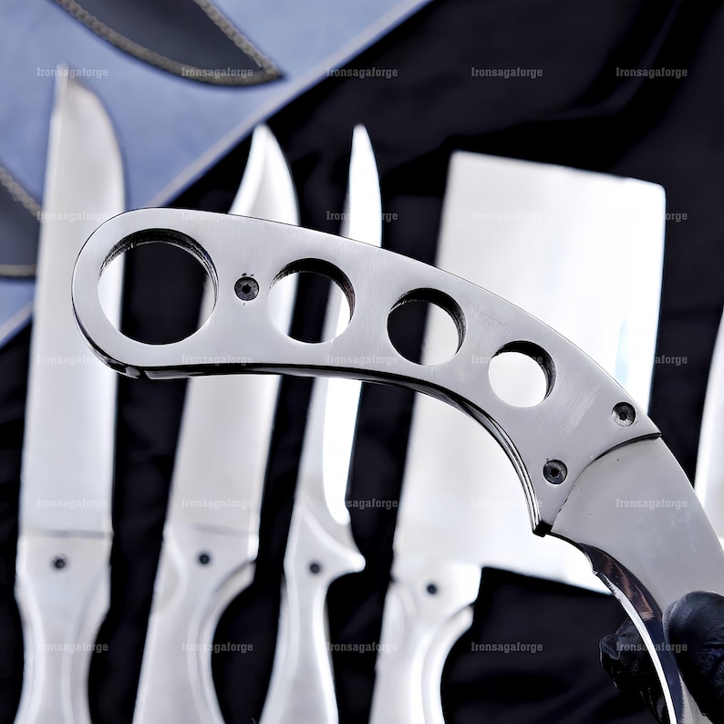 Dexter Morgan Knife Set Replica – 7PCS J2 Steel Handmade Prop Knives - Etsy