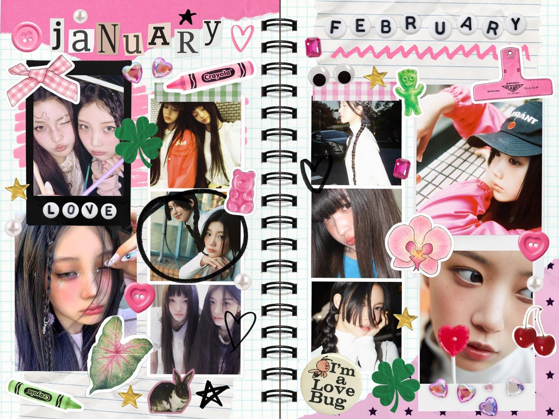 Monthly Dump Scrapbook Canva Template: Customizable Photo Collage ...
