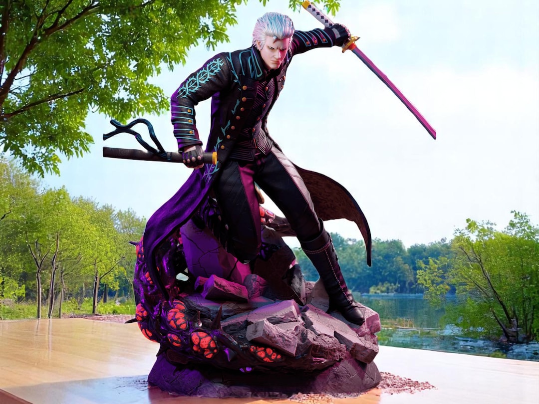 Vergil Resin Figure | Devil May Cry | 20 Cm UNPAINTED and UNASSEMBLED ...