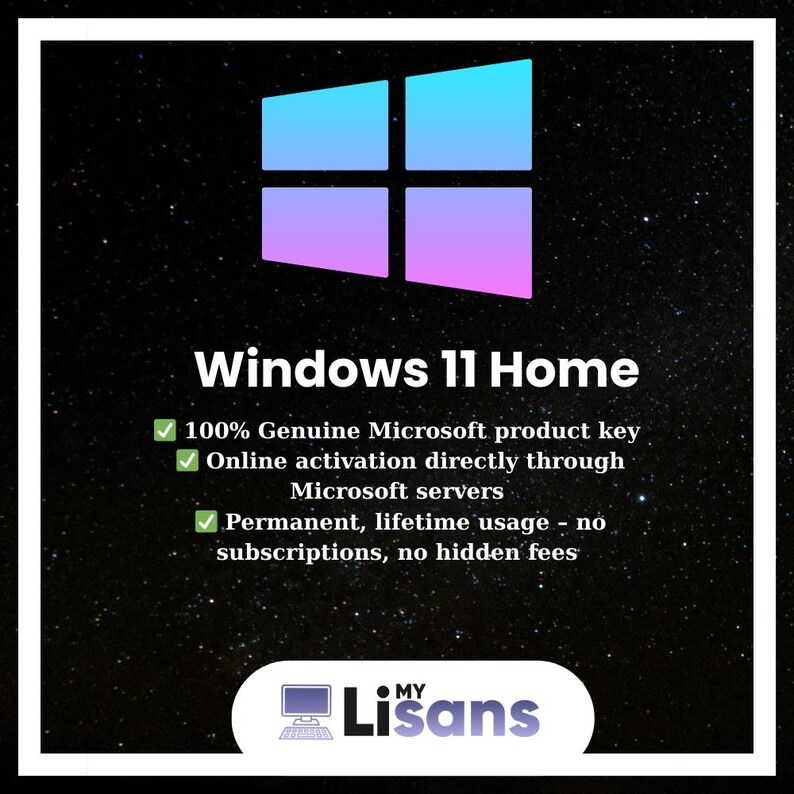 Windows 11 Home License - Key - Liftetime - 100% Online Activation ...