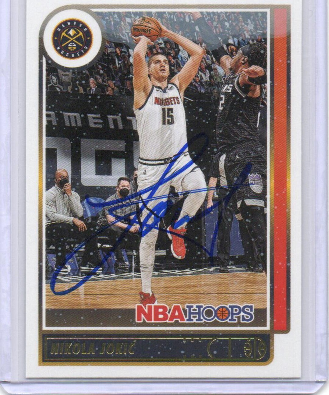 Autographed Nikola Jokic Basketball Card Signed Nuggets - Etsy