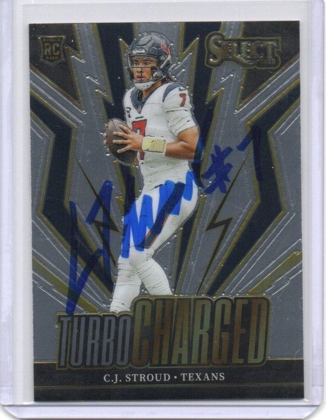 Autographed CJ Stroud Football Card Signed Texans - Etsy