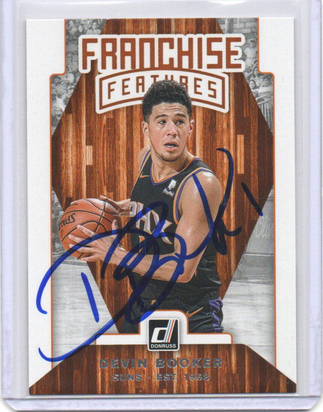 Autographed Devin Booker Basketball Card Signed Phoenix Suns - Etsy