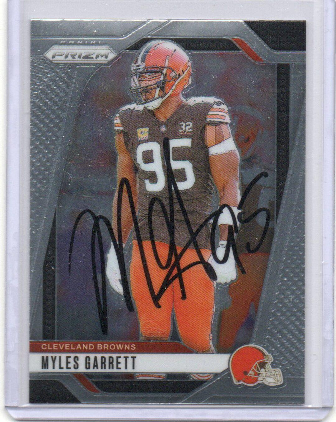 Autographed Myles Garrett Football Card Signed Cleveland Browns - Etsy