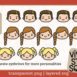 100 Heads - Stick Squad Creative Pack - SVG | PNG | DXF - With Colors ...