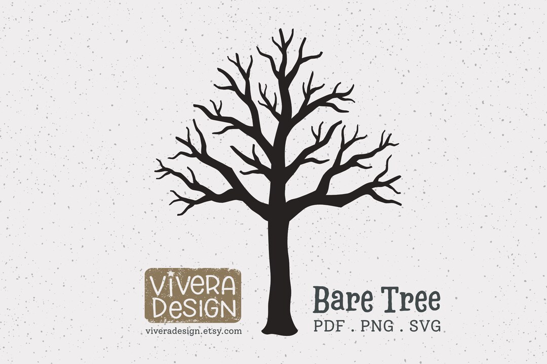 Bare Tree - Printable PDF | PNG | SVG - Tree With No Leaves - Winter ...