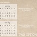 2023 Calendar Clip Art in Fancy Handwritten Font SVG PNG Instant ...